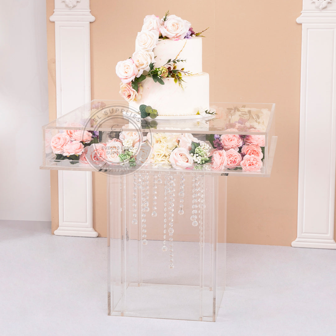 ELSA Clear Acrylic Cake Table — ELSupplies