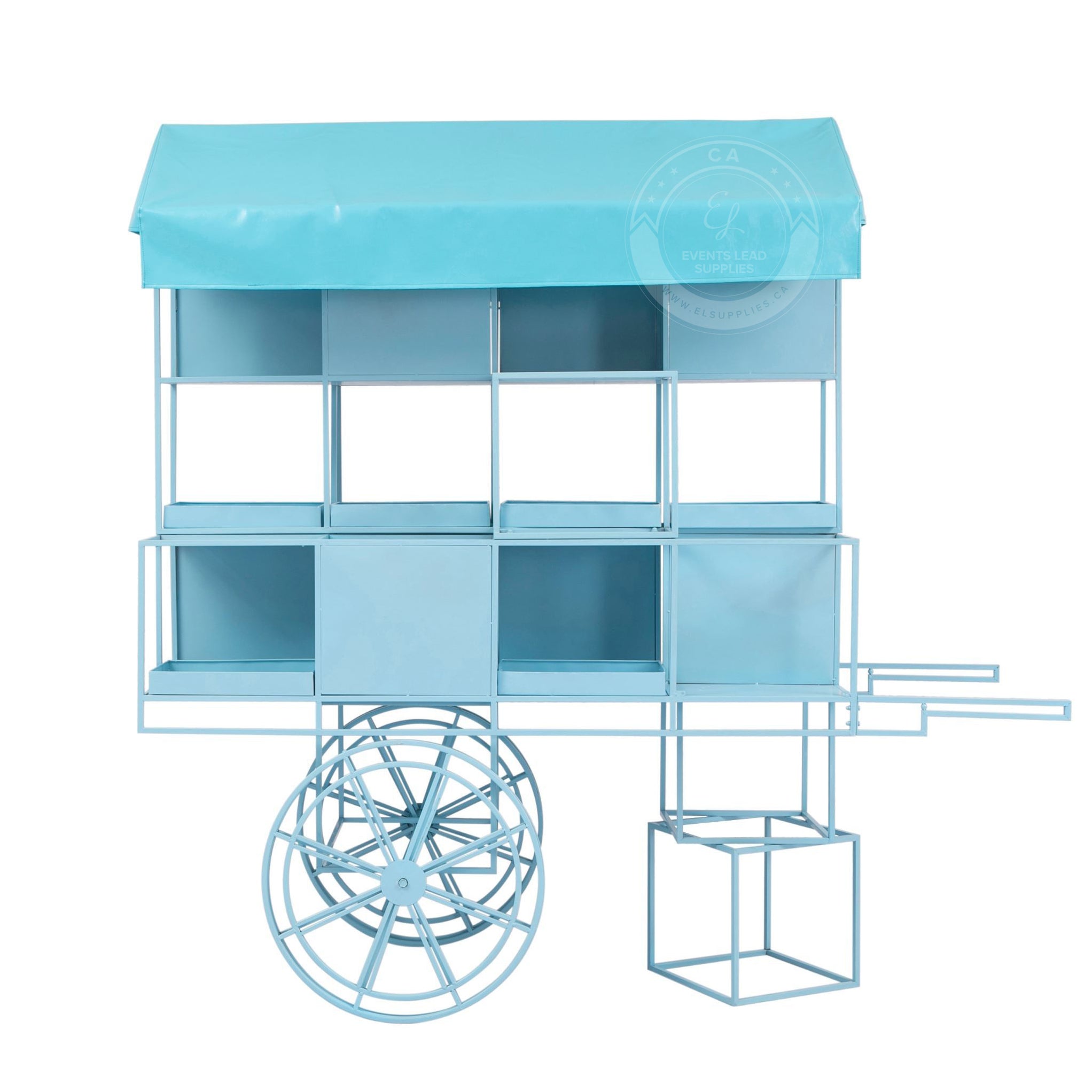 RHEA Blue Food Cart — ELSupplies